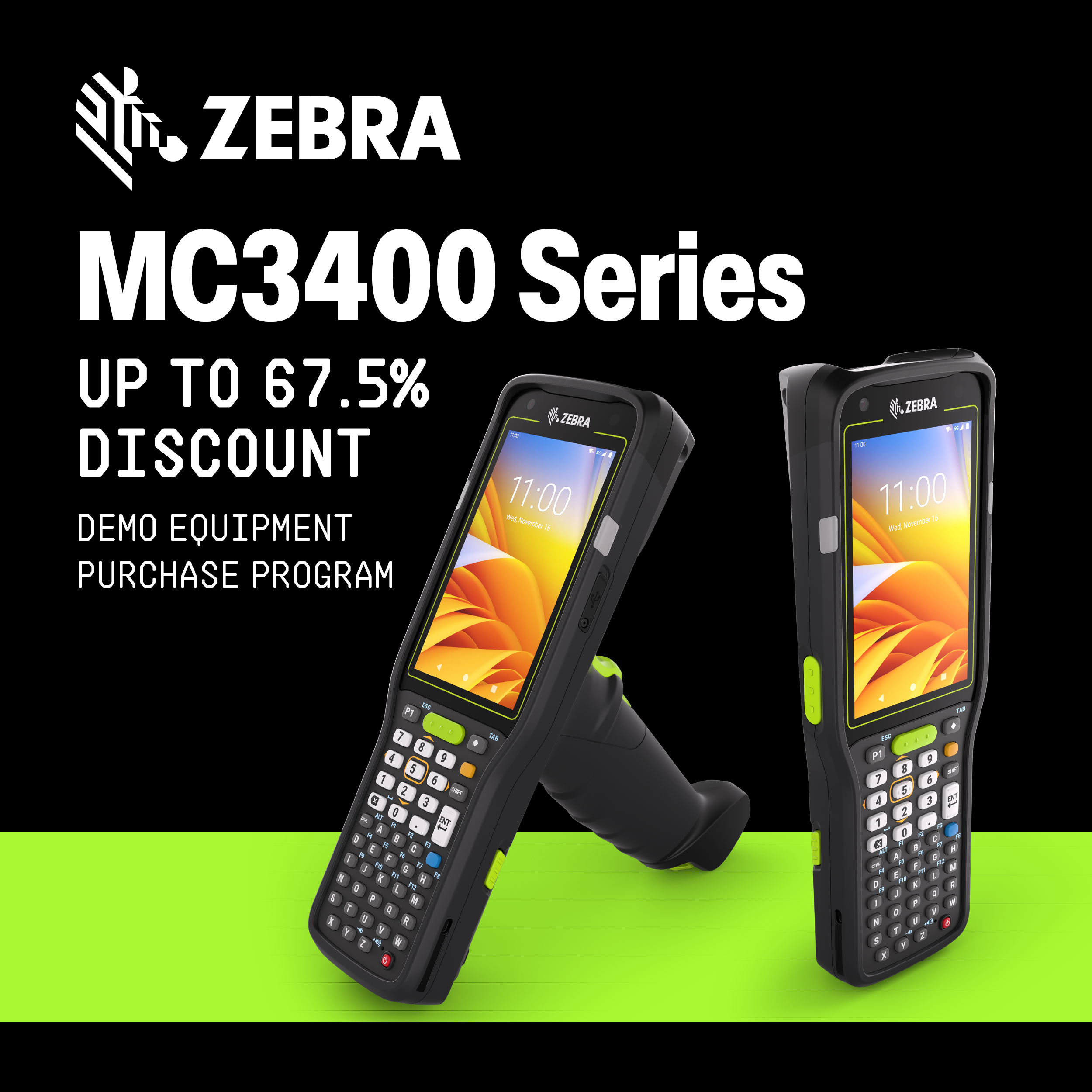 Zebra MC3400 Series Demo Offer